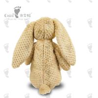 China 36 X 64cm Soft Plush Toy Eco Friendly Eastern Yellow Bunny Soft Toy for sale