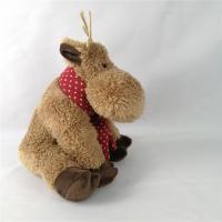 China Huggable Animal Toys Deer Christmas Cuddly Toy Christmas  Deer for sale