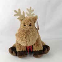 China Huggable Animal Toys Deer Christmas Cuddly Toy Christmas  Deer for sale