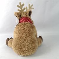 China Huggable Animal Toys Deer Christmas Cuddly Toy Christmas  Deer for sale