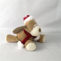 China Child Friendly Christmas Plush Toys Plushy Brown Christmas Stuffed Animals for sale