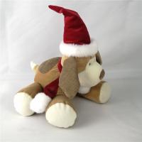China Child Friendly Christmas Plush Toys Plushy Brown Christmas Stuffed Animals for sale