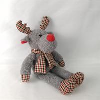 China X'Mas Christmas Plush Toys Cuddly Plush Presents Stuffed Christmas Deer Toys for sale