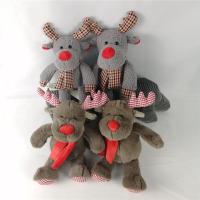 China X'Mas Christmas Plush Toys Cuddly Plush Presents Stuffed Christmas Deer Toys for sale