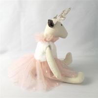 China PP Cotton Christmas Plush Toys Baby Huggable Loveable Skirt Elk Stuffed Animal for sale