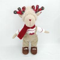 China X'Mas Cuddly Plush Reindeer Stuffed Animal Christmas Moose Stuffed Animal for sale