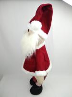 China Cuddly Christmas Plush Toys 3 Years Child PP Cotton Fillings Santa Claus Toys 35cm for sale