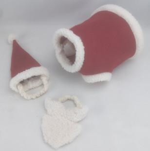 China Animal Stuffed Puppy Chew Toys Soft Fabric Christmas Dog Toys Puncture Resistance for sale