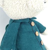 China PP Cotton Blue Plush Toy Backpack 29cm Teddy Bear Backpack Eco Friendly for sale