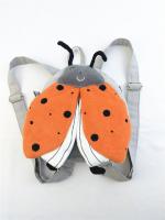 China 20cm Stuffed Soft Toy Backpack Golden Flannel Fat Big Rat Baby Toy 100% Polyester for sale