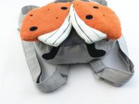 China 20cm Stuffed Soft Toy Backpack Golden Flannel Fat Big Rat Baby Toy 100% Polyester for sale