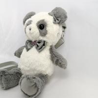 China Loveable Plush Toy Backpack PP Cotton Child Friendly Panda Bear Backpack Shoulder Bag for sale