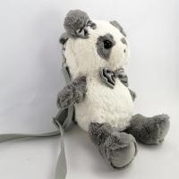 China Loveable Plush Toy Backpack PP Cotton Child Friendly Panda Bear Backpack Shoulder Bag for sale