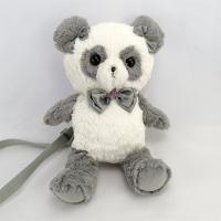China Loveable Plush Toy Backpack PP Cotton Child Friendly Panda Bear Backpack Shoulder Bag for sale