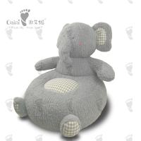 China Child Friendly Stuffed Animal Sofa Couches Baby Infant Mothercare Grey Plush Sofa for sale