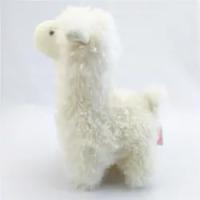 China Creative design Soft fill White alpaca Stuffed toy Popular birthday gift Cute comfortable favorite Stuffed toy for sale