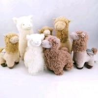 China Creative design Soft fill White alpaca Stuffed toy Popular birthday gift Cute comfortable favorite Stuffed toy for sale