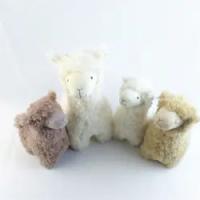 China Creative design Soft fill White alpaca Stuffed toy Popular birthday gift Cute comfortable favorite Stuffed toy for sale