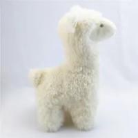 China Creative design Soft fill White alpaca Stuffed toy Popular birthday gift Cute comfortable favorite Stuffed toy for sale