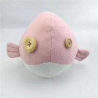 China OEM ODM Micro Terry Globefish Handbell Toys Stuffed Sea Animal Toys Rattle for sale