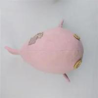 China OEM ODM Micro Terry Globefish Handbell Toys Stuffed Sea Animal Toys Rattle for sale
