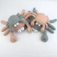 China Cute Stuffed Sea Animal Toys Linen Crab Creative Custom Plush Toys for sale