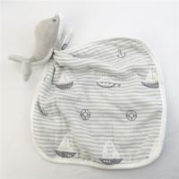 China OAINI ODM OEM  Elephant Baby Sleep Comforter Soft Animal Baby Comforter Toy Cotton Baby Animal Doudou for sale