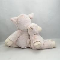 China Customized Pink Color Lovable Cute Fluffy Sheep Toy Baby Dream Accompany for sale