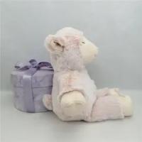China Customized Pink Color Lovable Cute Fluffy Sheep Toy Baby Dream Accompany for sale