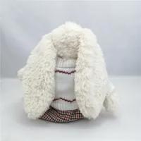 China OAINI Fluffy Baby Toy Plush Bunny Toy Soft Fabric PP Cotton Stuffed Animal Toy for sale