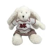China OAINI Fluffy Baby Toy Plush Bunny Toy Soft Fabric PP Cotton Stuffed Animal Toy for sale