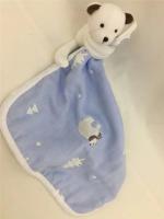 China 2023 ODM OEM Wholesale Skin-Friendly Cotton Animal Baby Bib Baby Comforter Pig Head Soft Animal Toys for sale