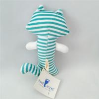 China 2023 Newest Skin-Friendly Super Soft Lovely Newborn Gift Comforter Rattle Toy  Plush Cat Rattle for sale