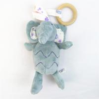 China ODM OEM Wholesale Stuffed Animal Baby Rattle Soft Cute Unicorn Educational Rattle Handbell for sale