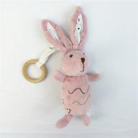 China ODM OEM Wholesale Stuffed Animal Baby Rattle Soft Cute Unicorn Educational Rattle Handbell for sale