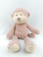 China OAINI ODM OEM Sourcing Factory Soft Animal Toys Plush White Black Stripe Bear Baby Infant Child Stuffed Animal Toys for sale