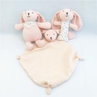 China Customized Animal Stick Rattle For Baby Soft Pig Handbell Soft Baby Toys for sale