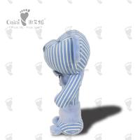 China Custom Animal Baby Soft Animal Handbell Stuffed Bear Baby Rattle for sale