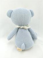 China Customized PP Cotton  Stuffed Animal Toys Plush Blue Little Bear Baby Gift for sale
