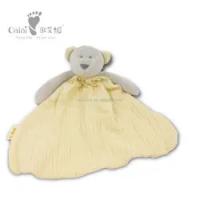China ODM OEM Soft Plush Baby Comforter Animal Security Blanket 30cm for sale