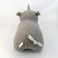 China 30cm PP Cotton Stuffed Toys Soft Rhinoceros Toy EN71 ODM OEM for sale
