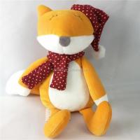 China Christmas Stuffed Fox Short Soft Plush Toy Children'S Companion Doll for sale