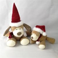 China ODM OEM EN71 Plush Animal Toys Cute Christmas Plush Dog Toy For Gifts for sale