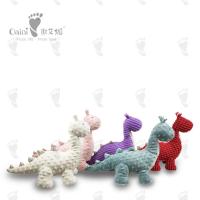 China ODM OEM Custom Plush Stuffed Toys Organic Cotton Comfortable Dinosaur Toys  Baby Kids Gifts for sale