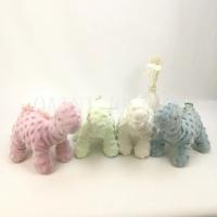 China Lovely Minky Dots Stuffed Animal Toys Kids Christmas Gifts Skin Friendly Bubble Velvet Dinosaur for sale