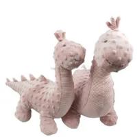 China Soft Minky Dot Animal Toys Children Sleep Accompanying Plush EN71 Embroidery Logo Cotton Custom for sale