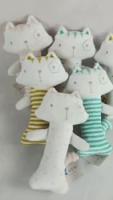 China Animal Plush Infant Holding Squeaker Soft Rattle Newborn Educational Musical Toy for sale