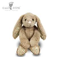 China ODM OEM PP Cotton Custom Stuffed Animal Rabbit Toy Light Red Long Girls Cute Doll Toy for sale