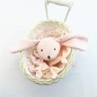 China ODM OEM Baby Comforter Plush Bunny Toy Skin Friendly Infant Doudou Soft Newborn Nice Gifts for sale