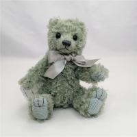 China Custom Embroidered Logo Soft Stuffed Plush Joint Teddy Bear Toy Movable Arms And Legs for sale